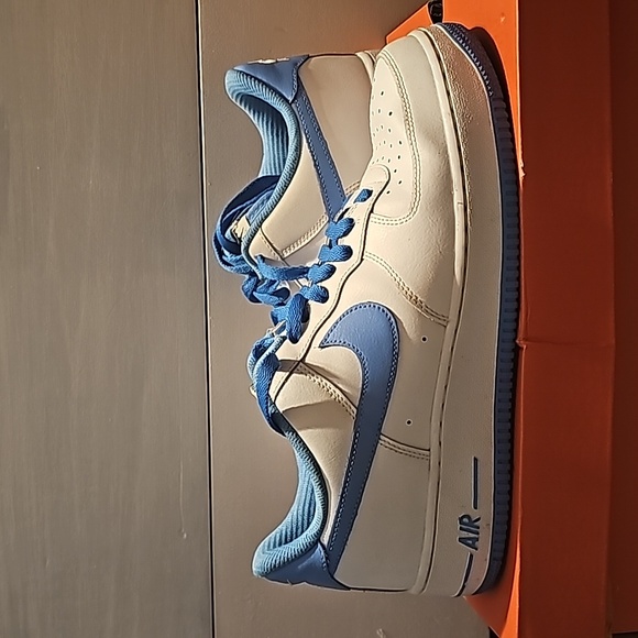 Nike | Shoes | M9 Nike Af Whiteblue | Poshmark